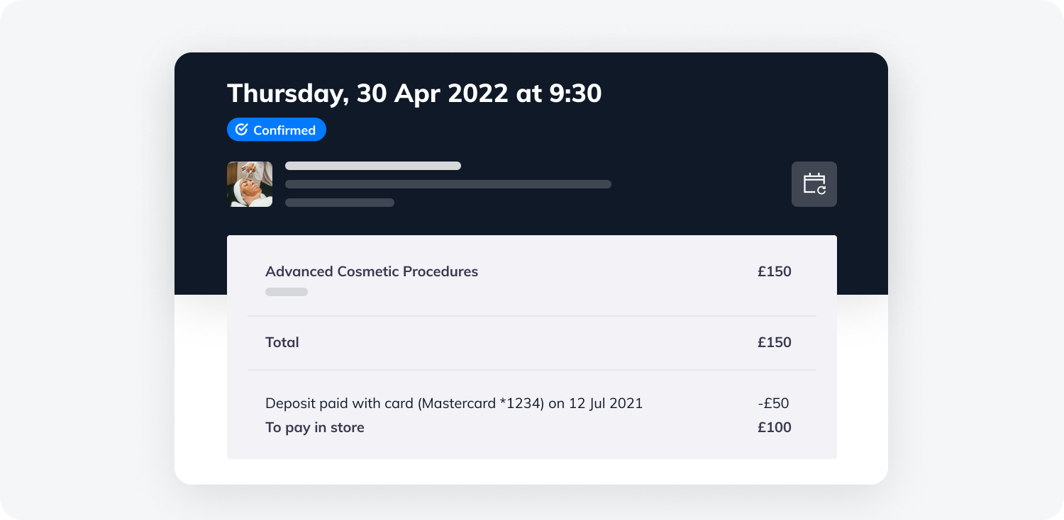 Get set to take upfront payments with Fresha